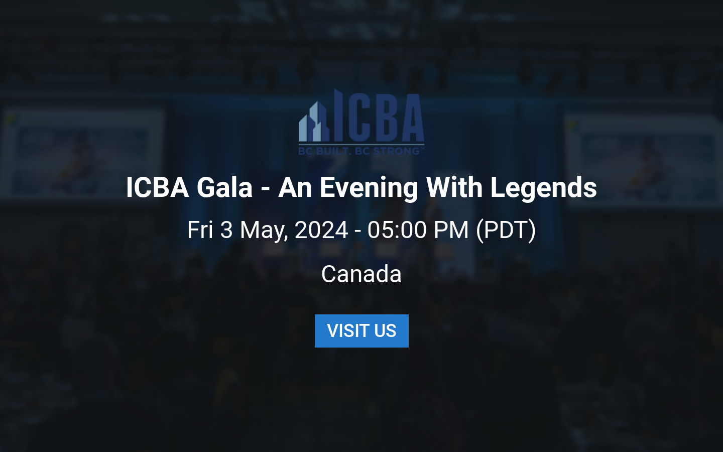 ICBA Gala - An Evening With Legends