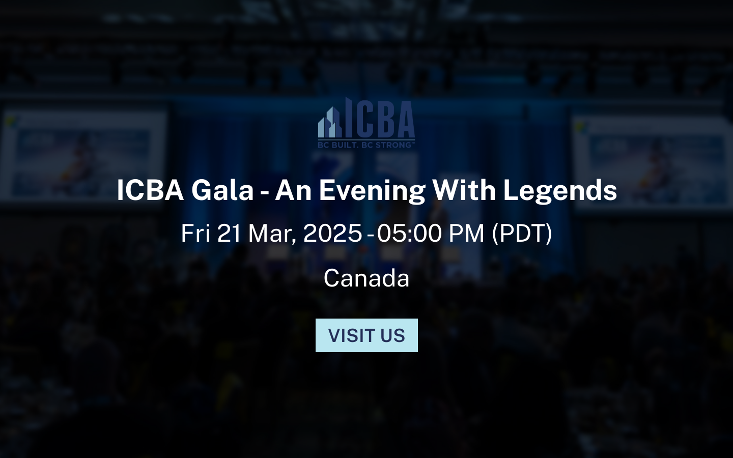 ICBA Gala - An Evening With Legends